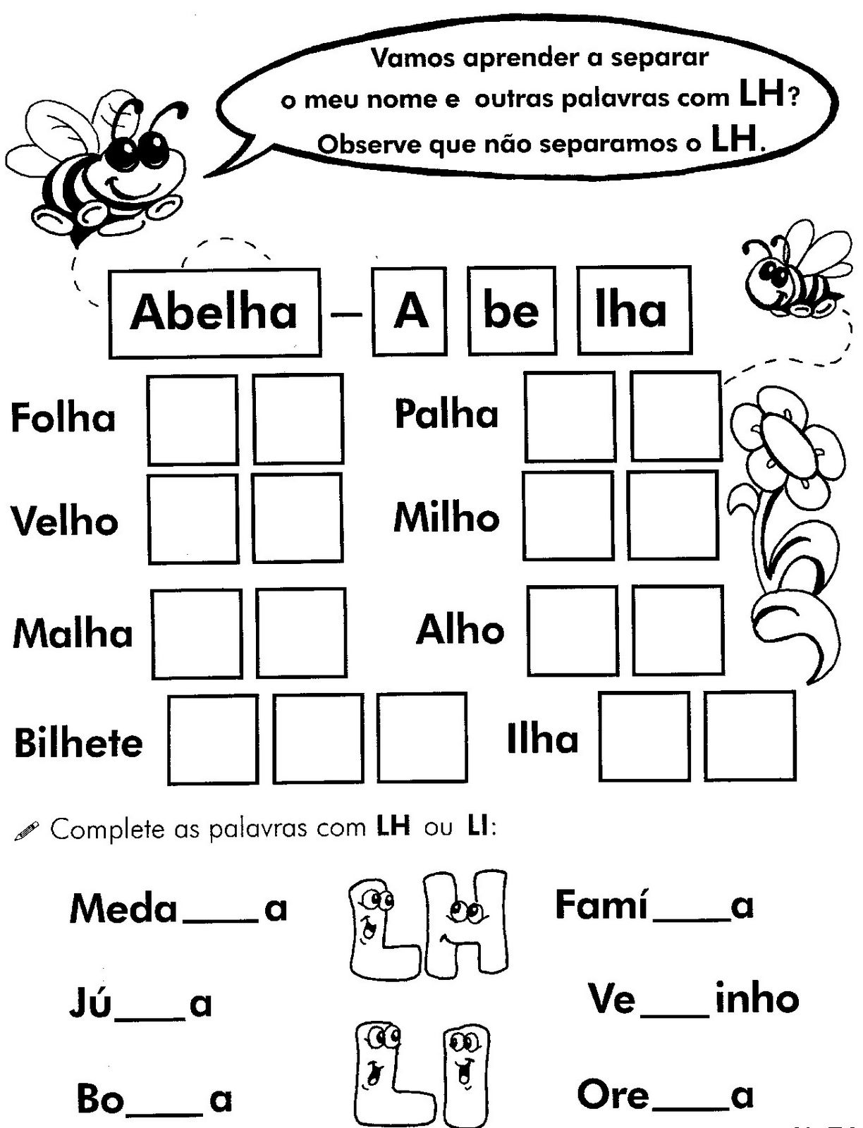 Atividades Com Lh 2 Ano - RETOEDU