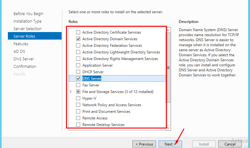 How to add Roles and Features AD DS and DNS - Belajar Komputer