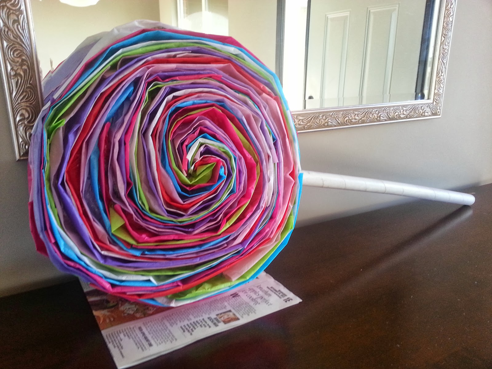 The Pearman Place: Homemade Lollipop Piñata