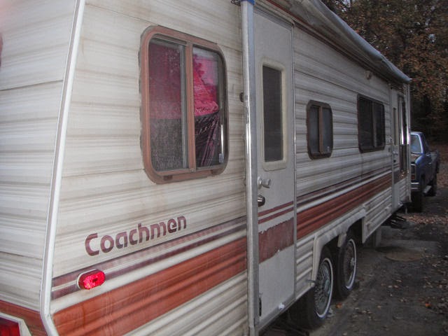 Vintage camper coachmen 1984 -and 1989 hy-line camper remodeling
