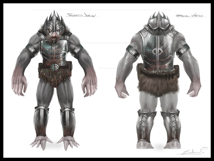 SKETCHBOOK: Practice(Humanoid Mole)