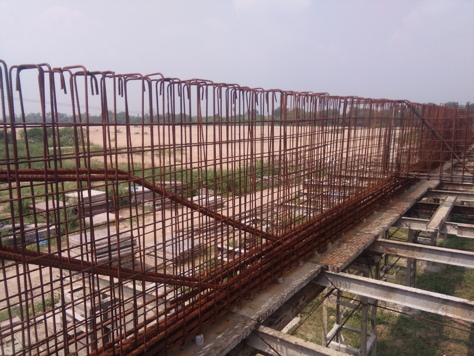 CIVIL ENGINEERING SITE: T Beam Girder Bridge Reinforcement Images