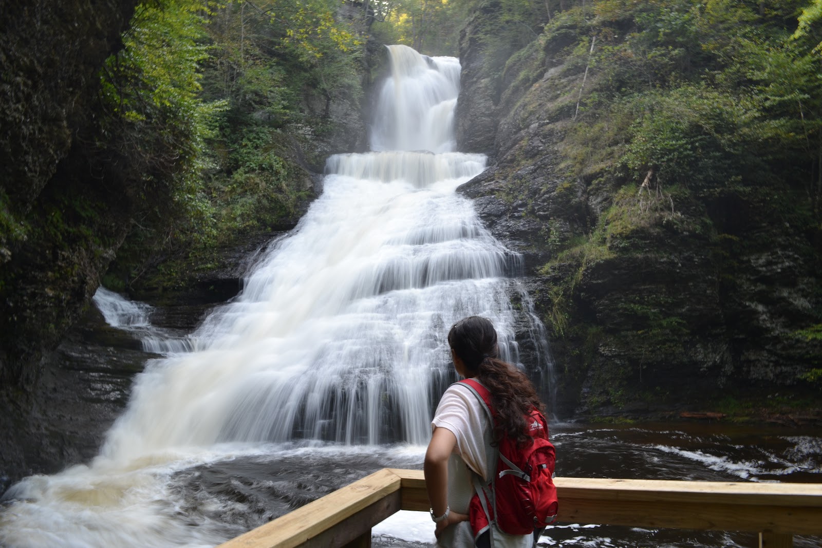 Nanda & Nathan The Travellers: Dingmans Falls