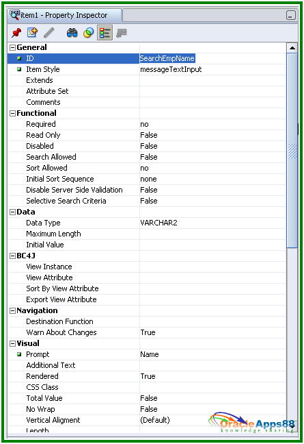 Oracle Applications Oracle Application Framework Oaf Creating Search Page