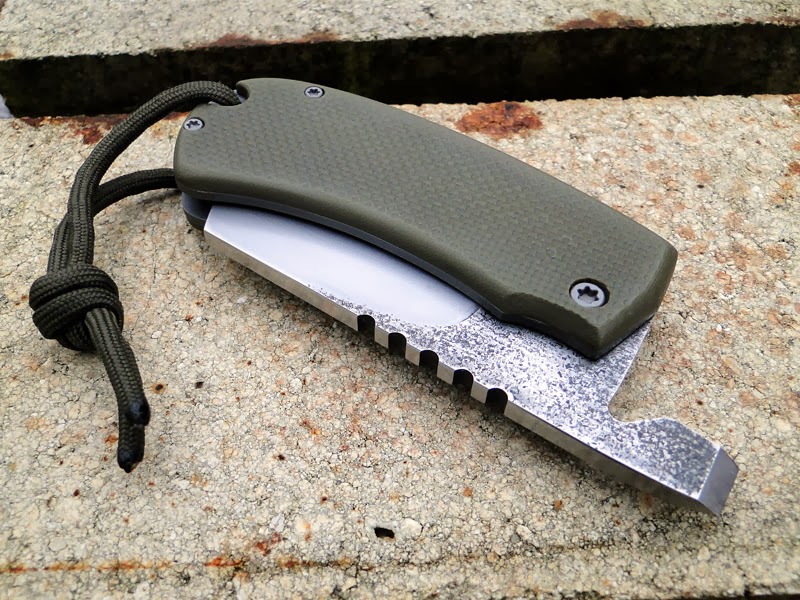 Andrzej Woronowski Custom Knives: WAR Squirrel Friction Folder
