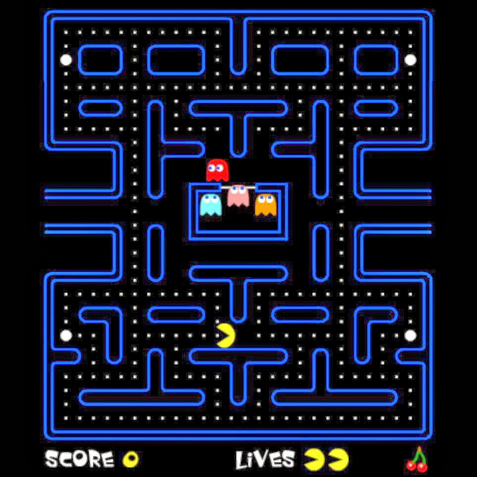 PAC-MAN | SELECT y START