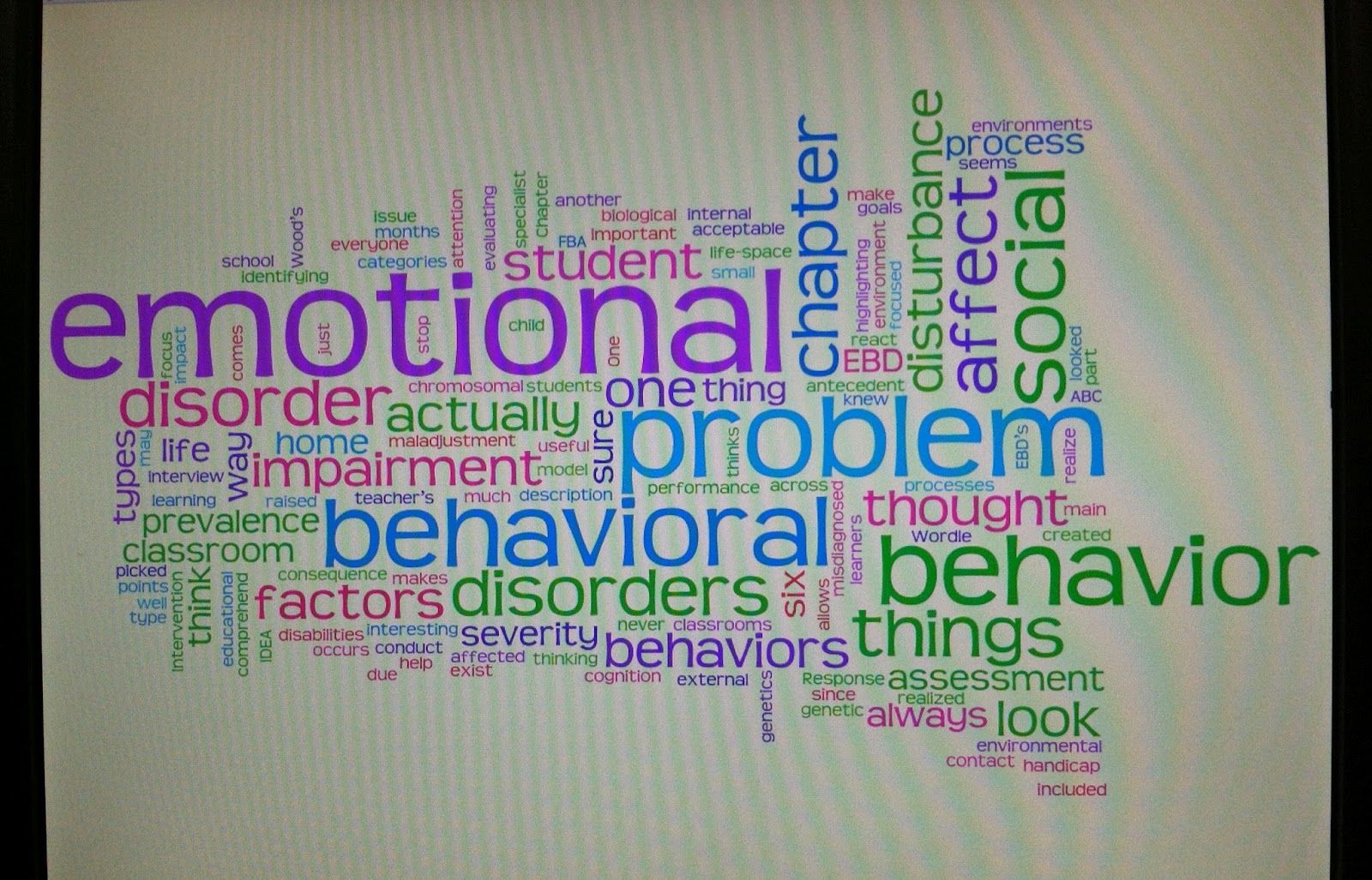 S.Ed. 285: Chapter 6: Learners with Emotional/Behavioral Disorders