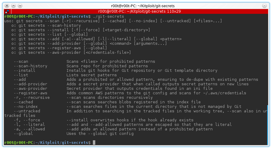 Git-Secrets - Prevents You From Committing Secrets And Credentials Into ...