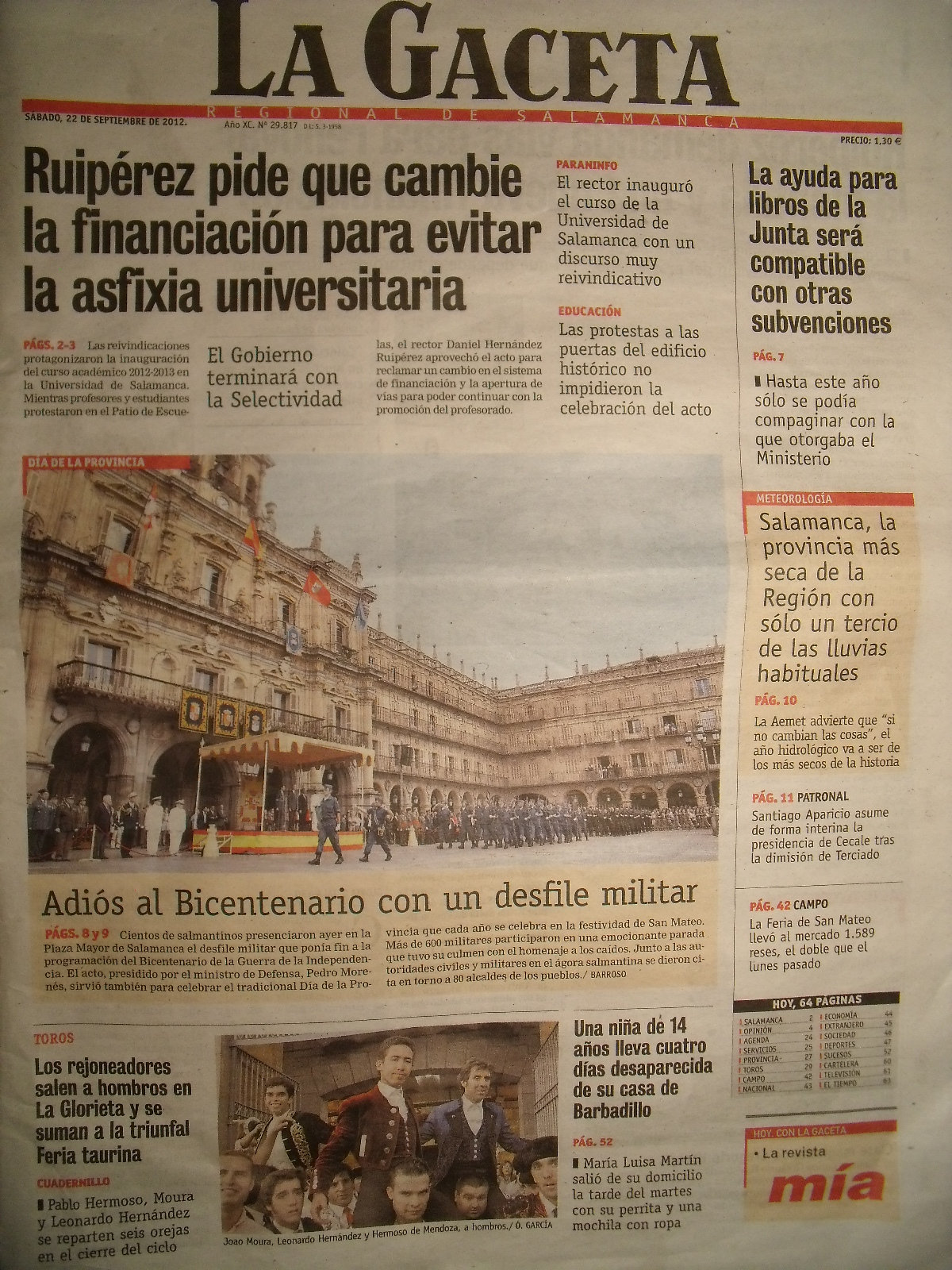 Salamanca 24 Horas Sucesos La Gaceta - Idea Sala De Estar