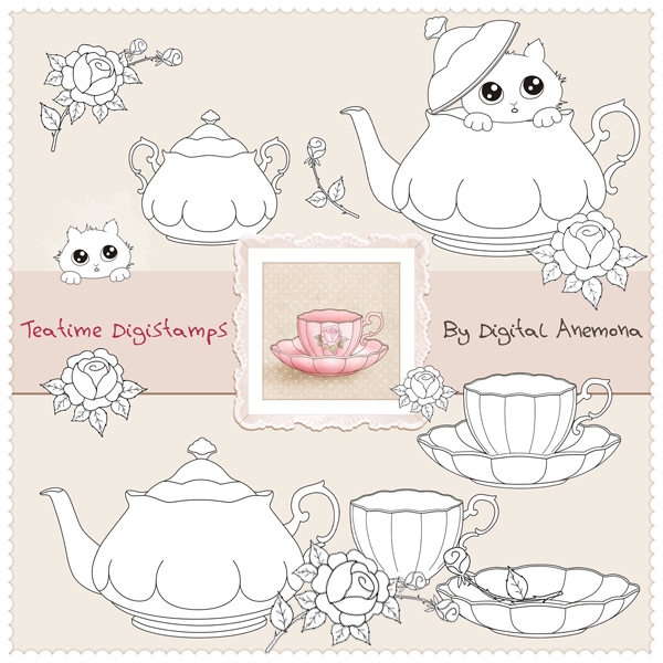 Digital Anemona: Free Digital Stamps - Digistamps freebie