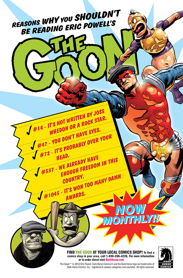 TheAngrySpark: How many reasons are there to not read The Goon?