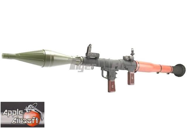 Airsoft Tiger111hk: Apple Airsoft Steel made RPG-7 Grenade Launcher (Wood)