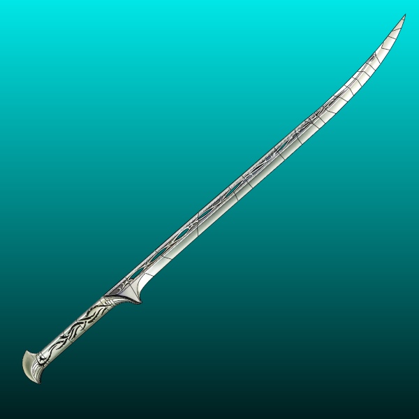 Hobbit Papercraft: Elvenking Sword