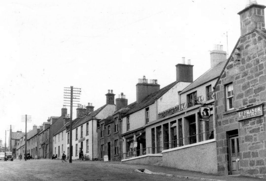 Tour Scotland: Old Photograph Auchenblae Scotland