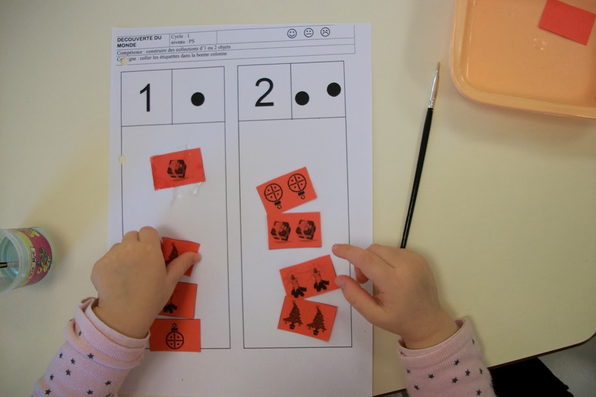 une journée à l'école maternelle: décembre 2013