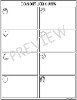 Emily Jane Creates: ST. PATRICK'S DAY LUCKY CHARMS GRAPHING