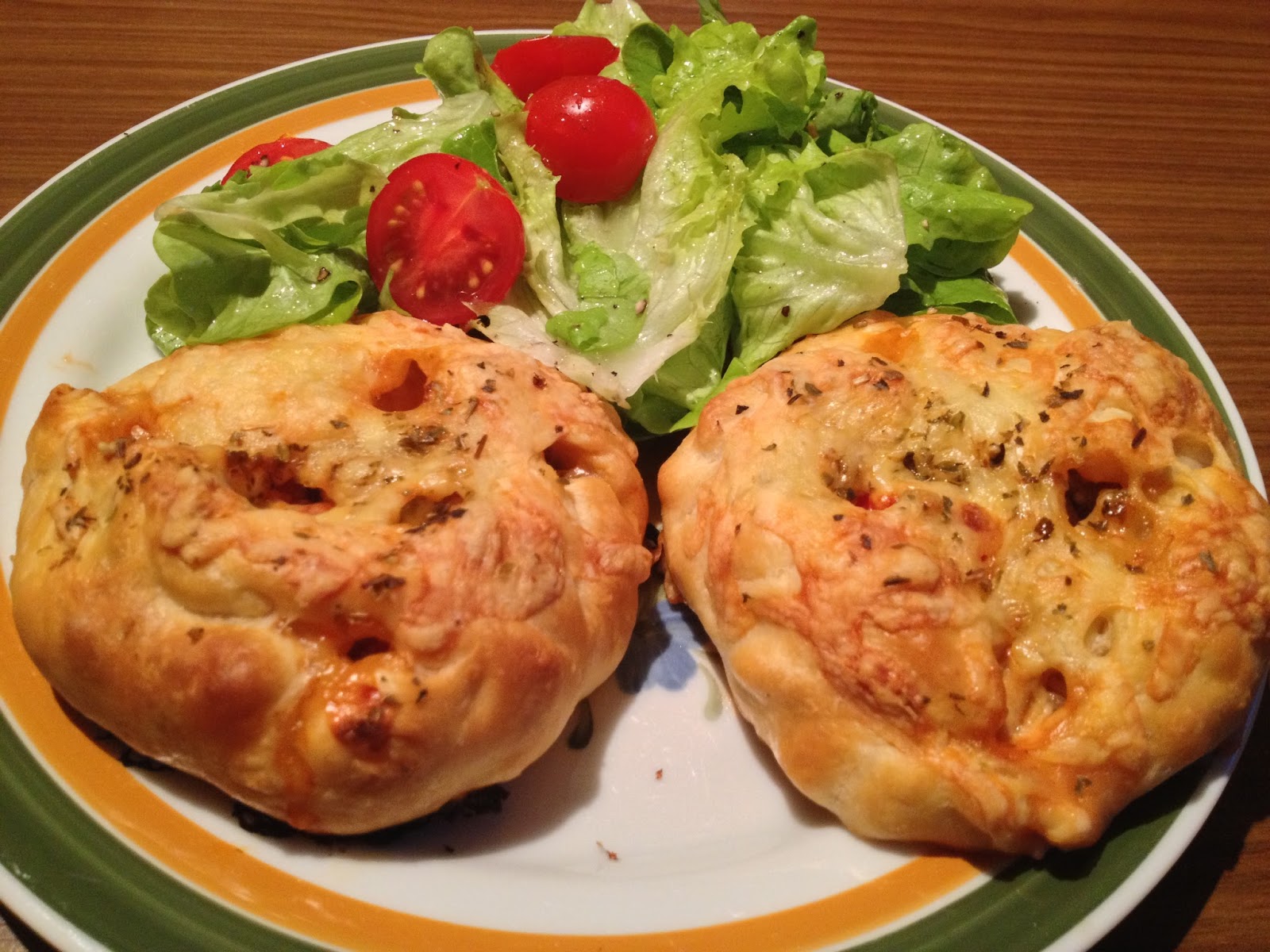 Pizzataschen mit Blätterteig