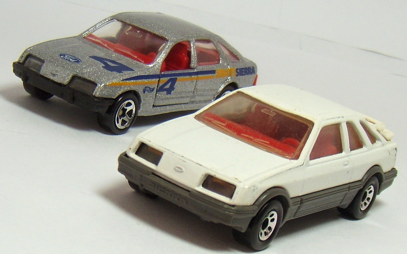 Matchbox and Hot Wheels Ford Sierra XR4i