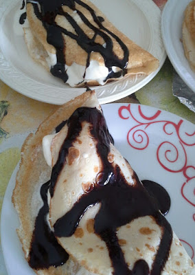 Terra degli ulivi: Crêpes con gelato