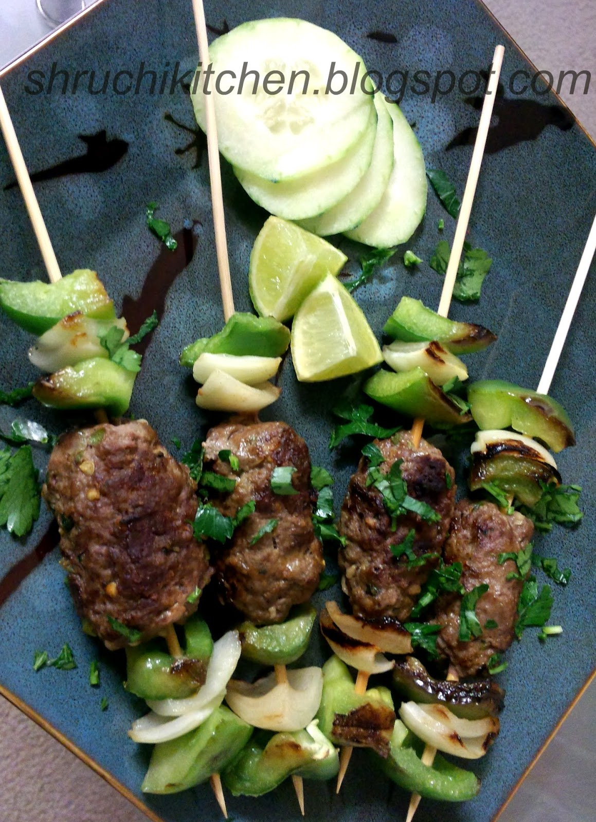 Shruchi Kitchen: Beef Sheek Kabab