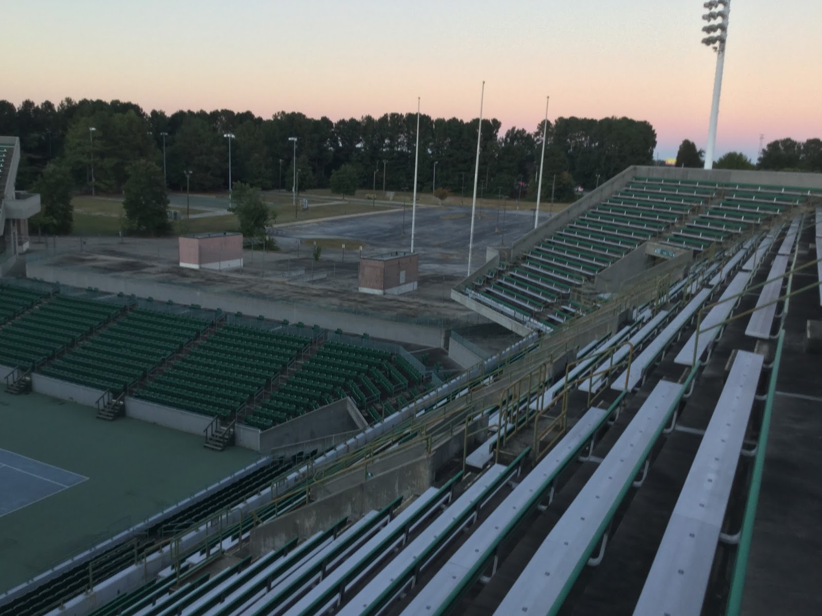 Abandoned Olympic Tennis Stadium (Stone Mountain Tennis Center ...
