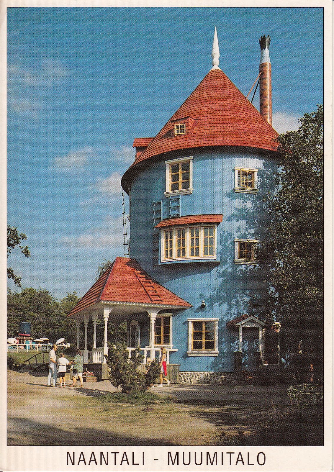 My postcard and stamp week: Finland: Moomin World