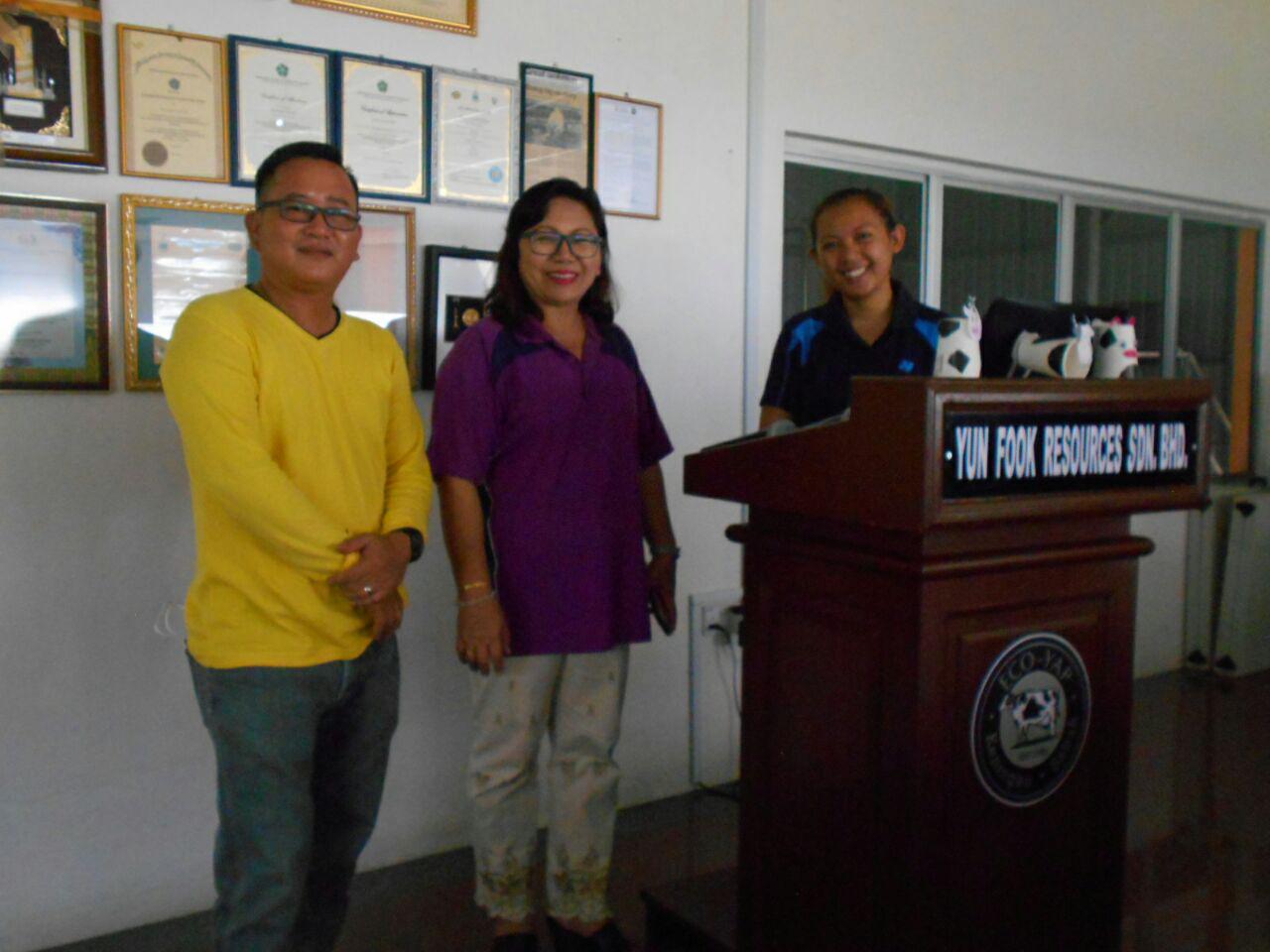 LAWATAN KE LADANG LEMBU DATUK YAP YUN FOOK, KENINGAU