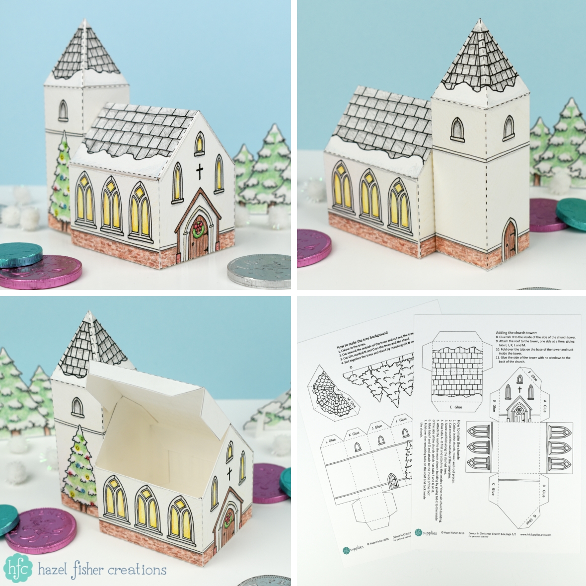 Hazel Fisher Creations: Printable Christmas Church