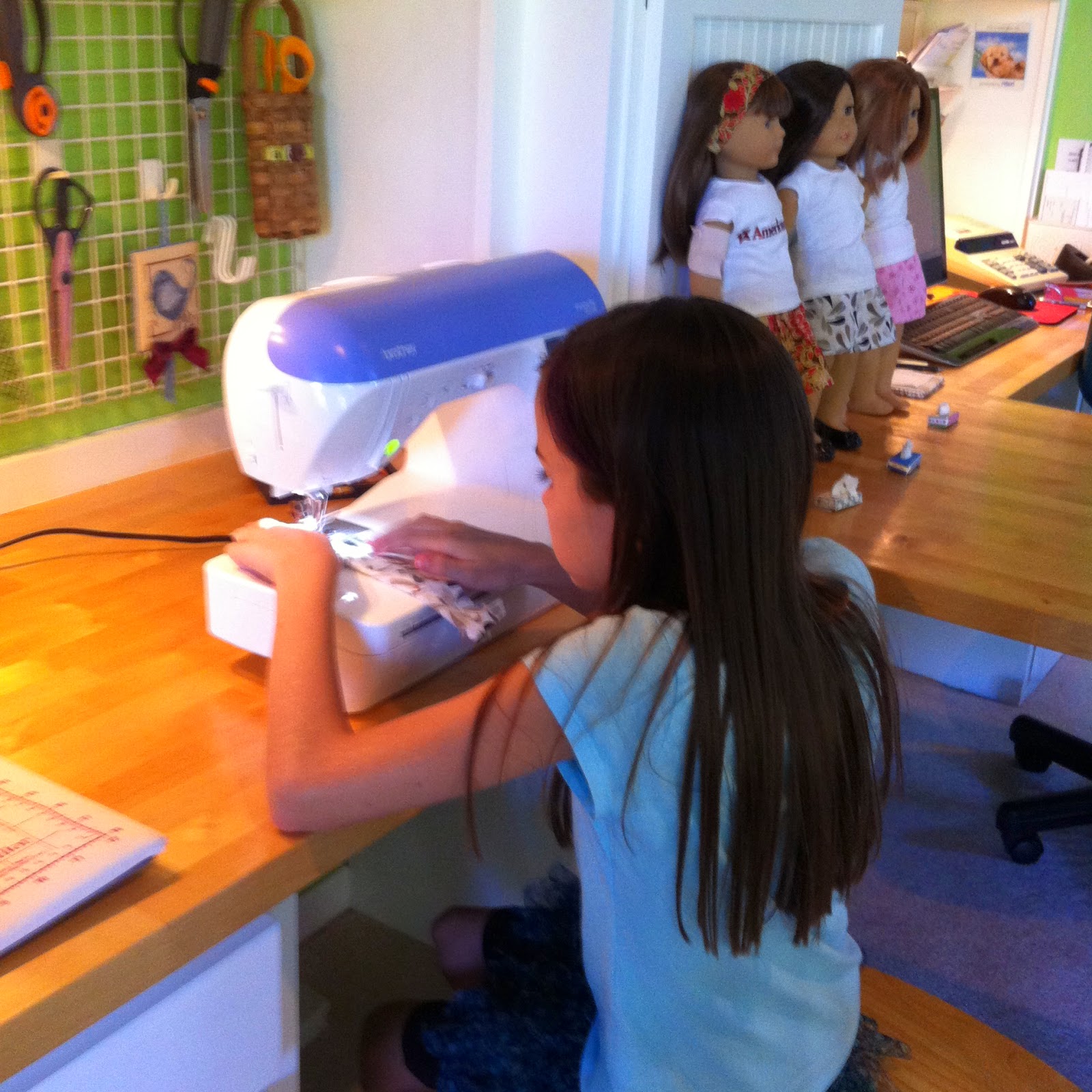 from the Berri Patch: Sewing with my granddaughters