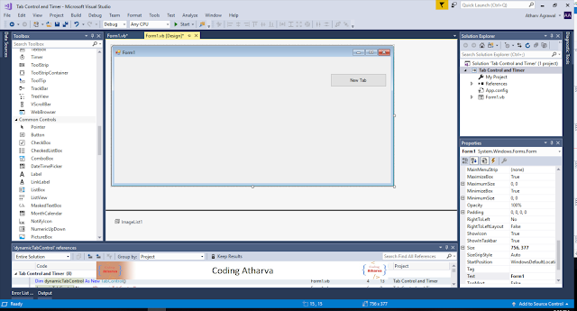 33 Program for Tab Control And Image List in VB.NET ~ Coding Atharva