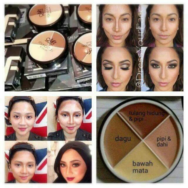 Cik Bebeq Beauty Shop : MN MENOW PRO 3 or 4 COLOUR FOUNDATION ...