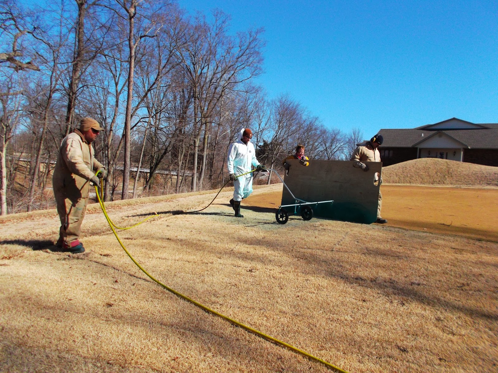 St. Clair Country Club Golf Course Maintenance: Spray hawk and ...