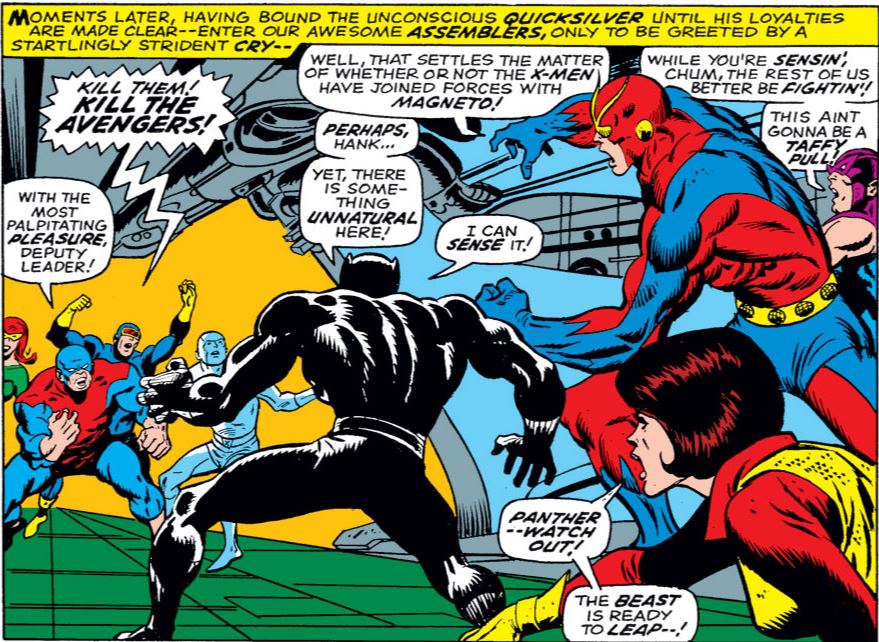 Black Panther Discussion and Appreciation: Black Panther vs. Beast ...