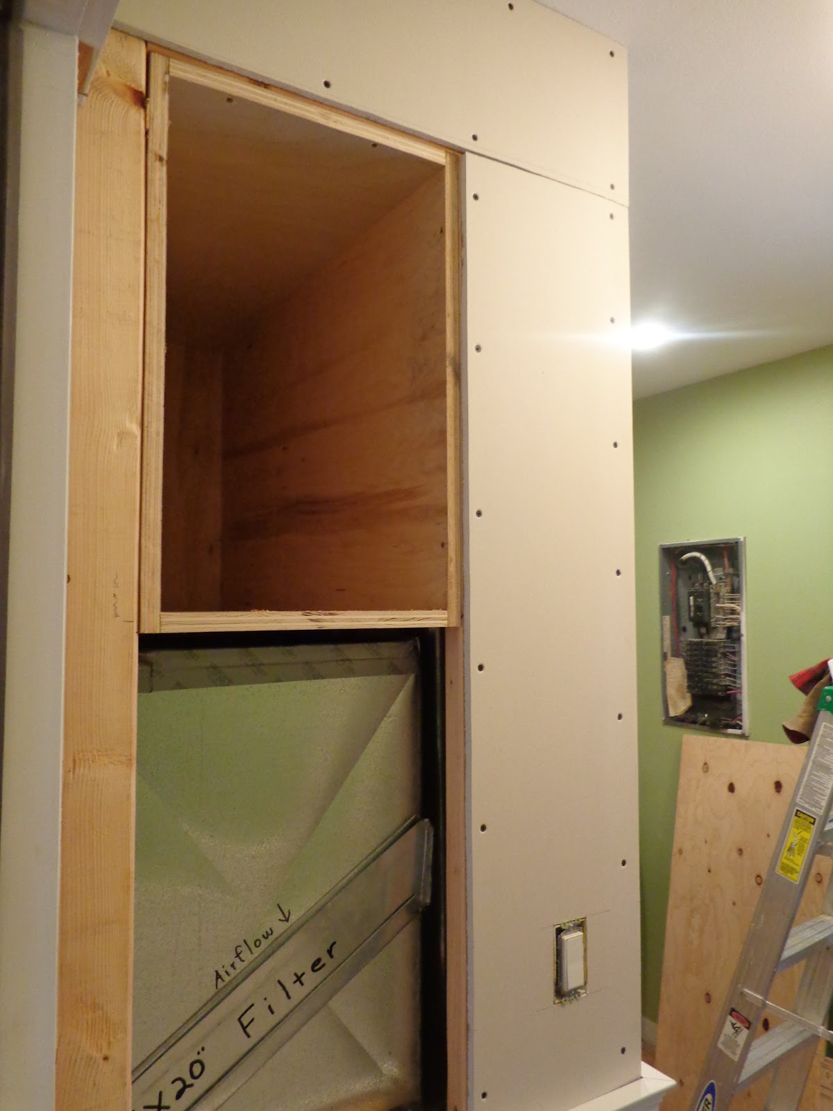 The Smiths: Laundry Room Construction Started