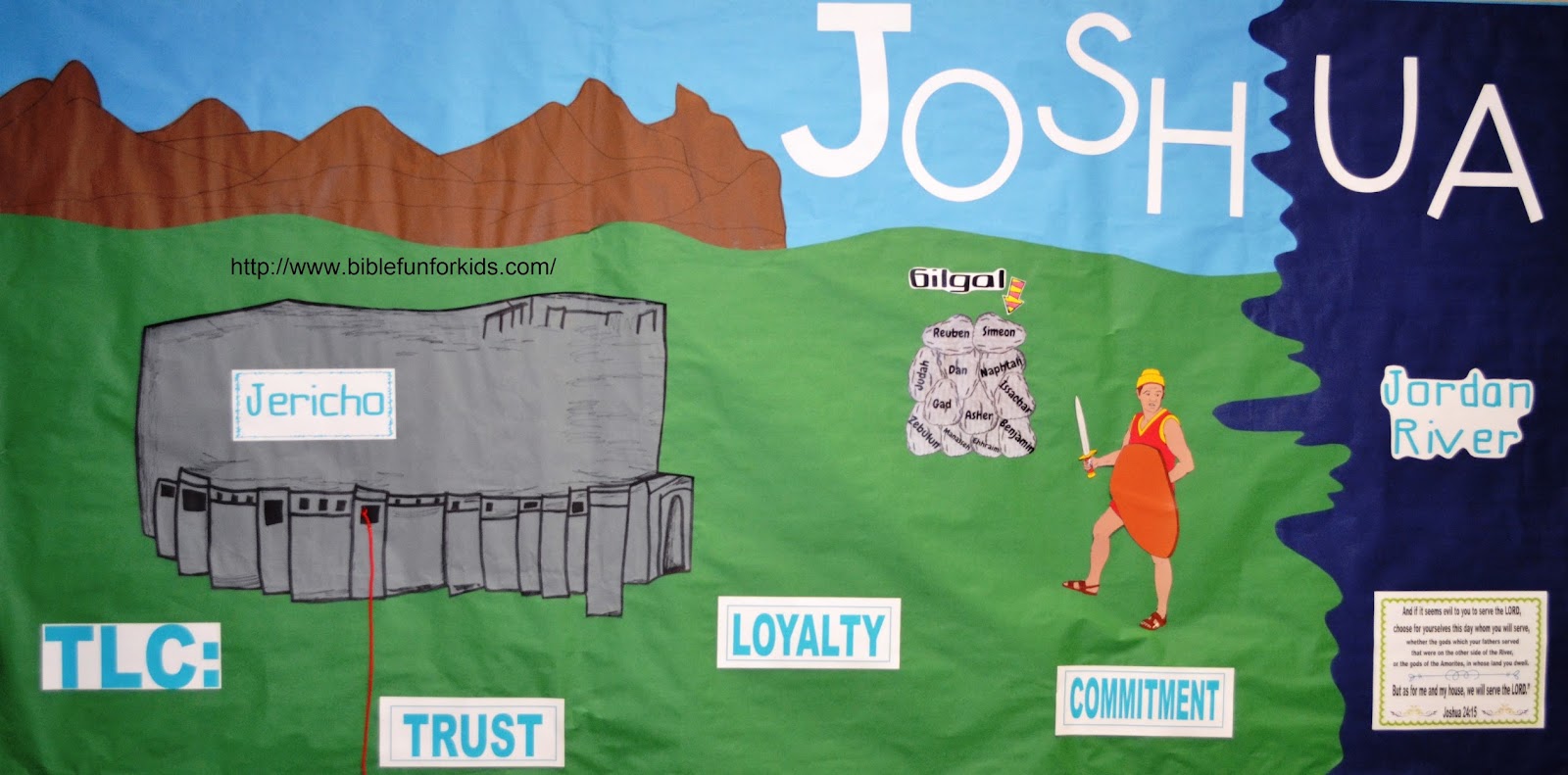 Bible Fun For Kids: TLC VBS: Day 4 Joshua & The Walls of Jericho