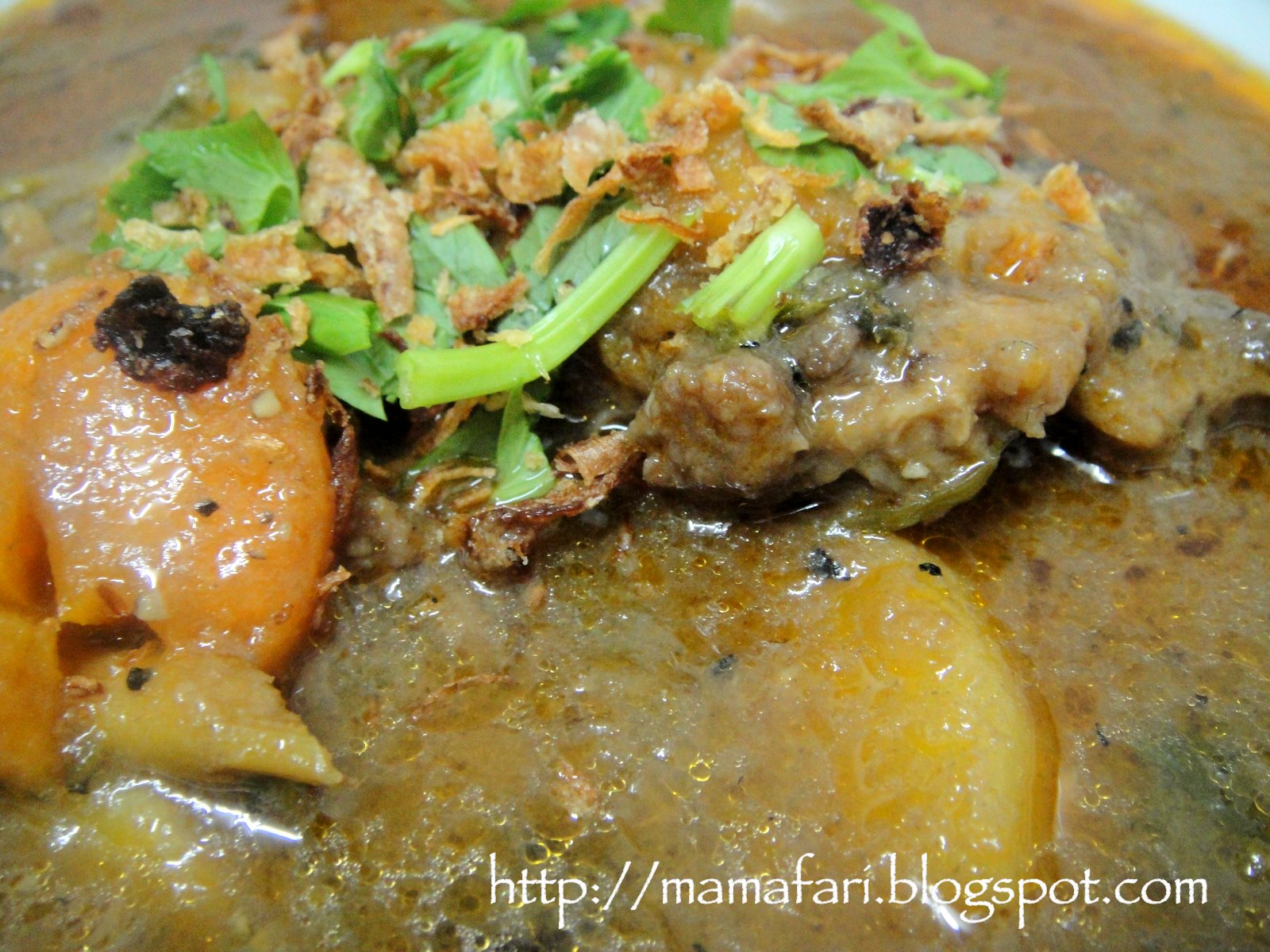MAMA IS COOKING...: SUP EKOR LEMBU ( Chef Wan )