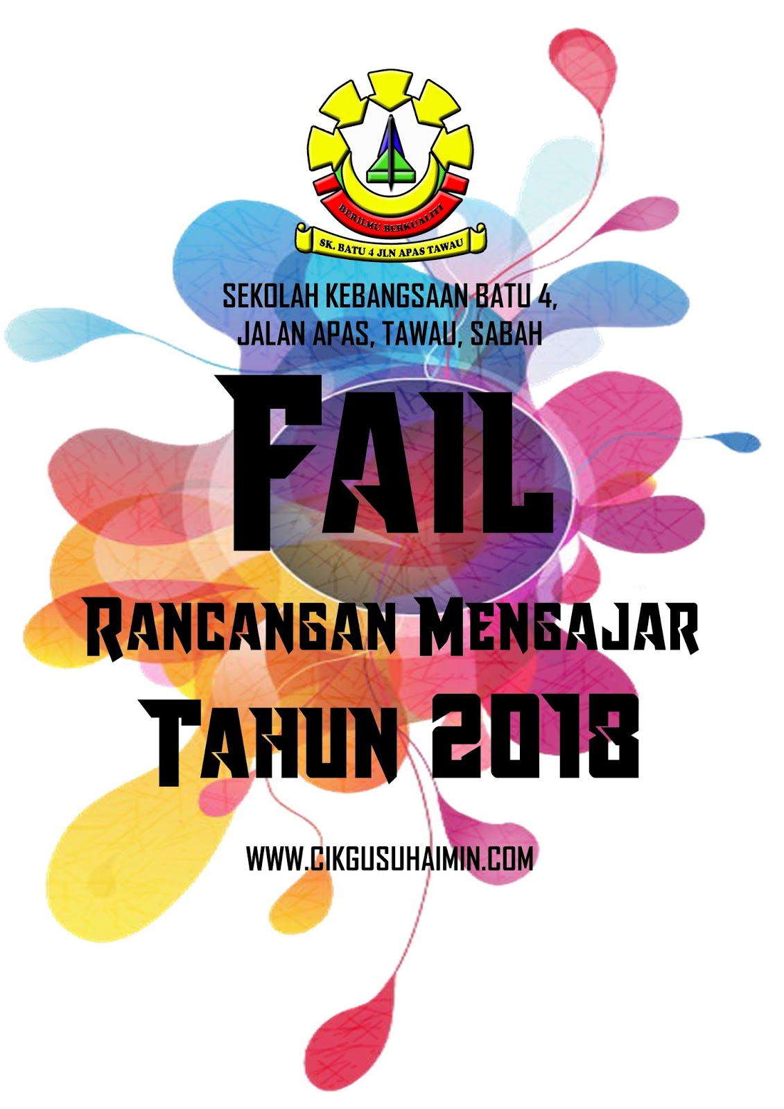 51 Templat Muka Depan (Cover) dan Pembahagi (Divider) Fail Rancangan ...