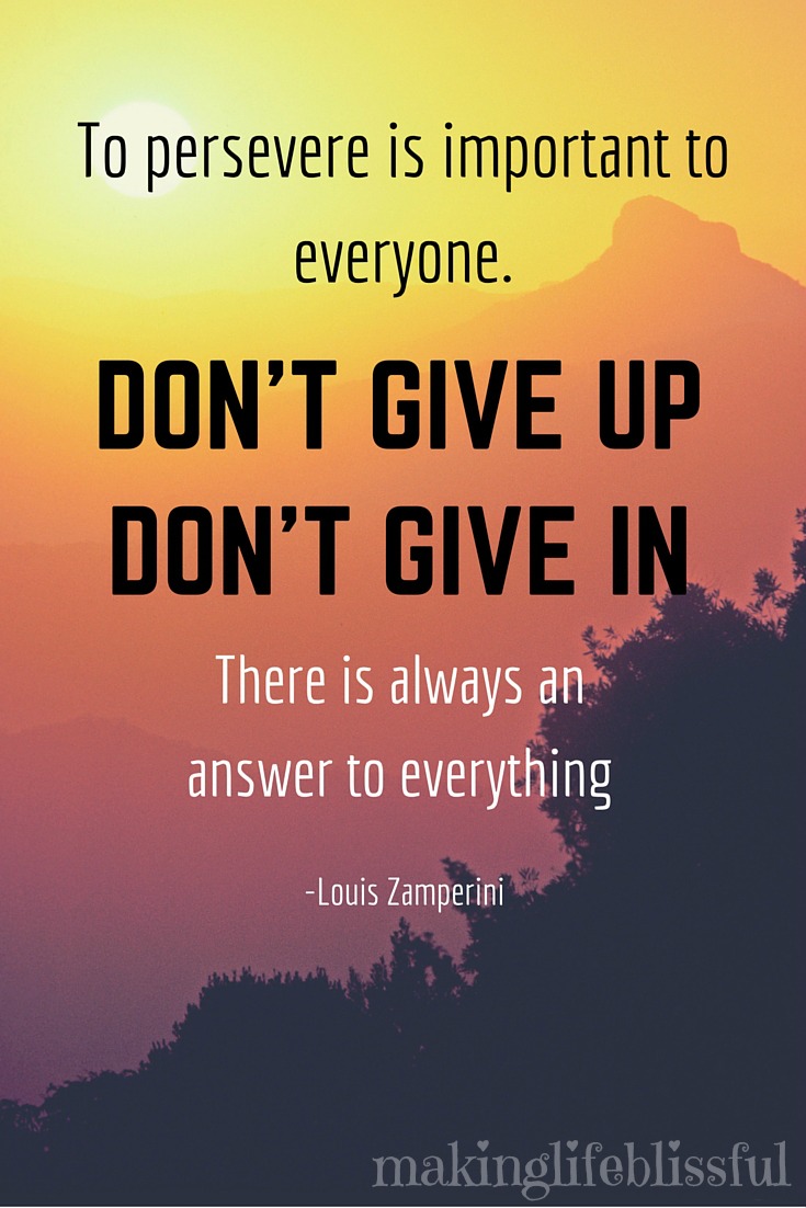 Thoughts on Worrying and Persevering | Making Life Blissful