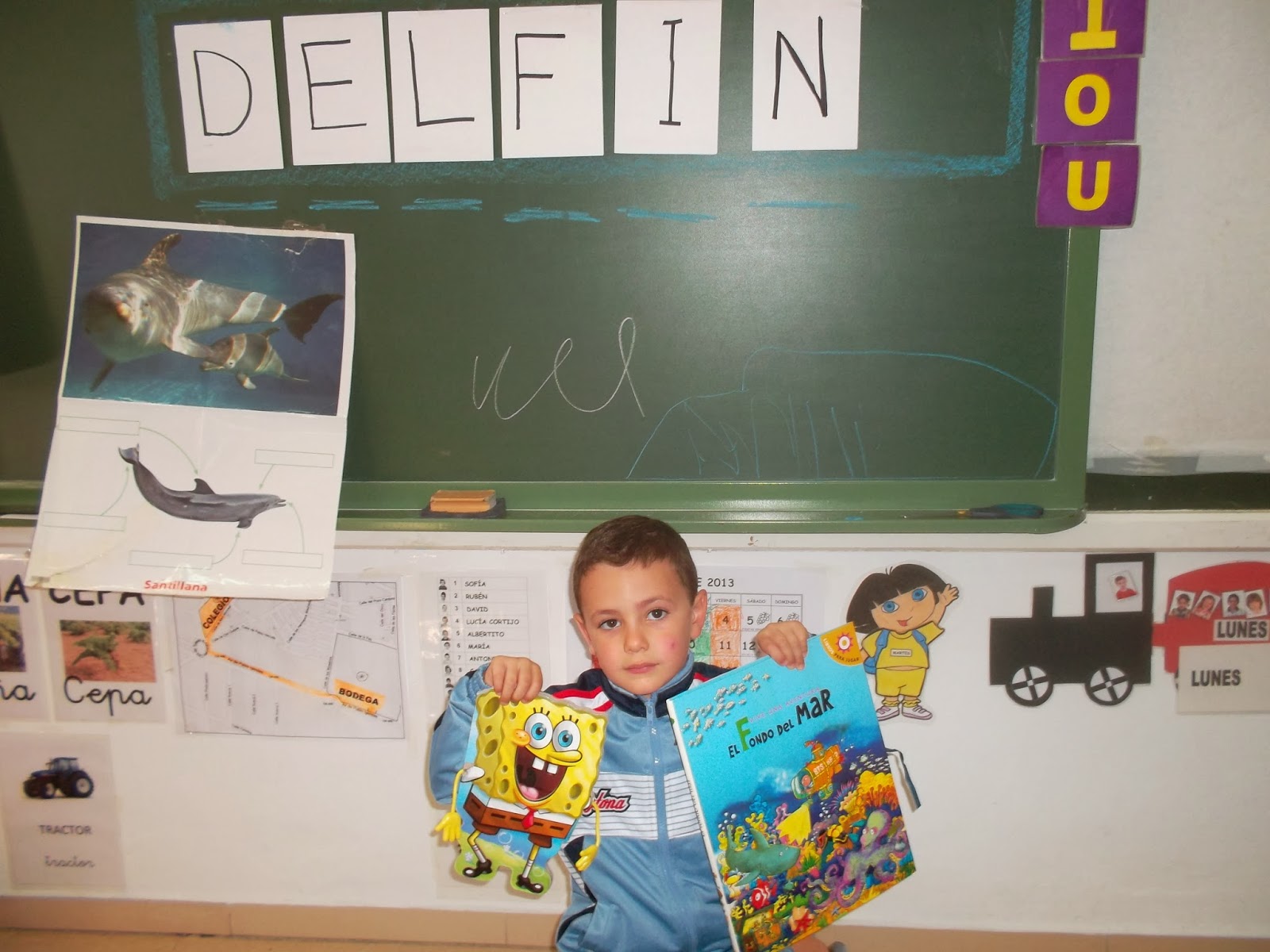 Piruletas y Cascabeles: COMENZAMOS PROYECTO: EL DELFÍN