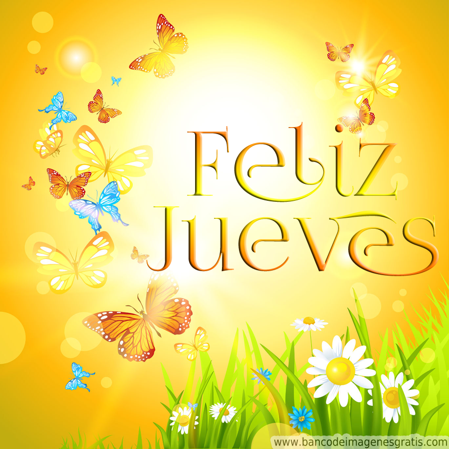BANCO DE IMÁGENES: Que tengas un JUEVES maravilloso - Postal con ...