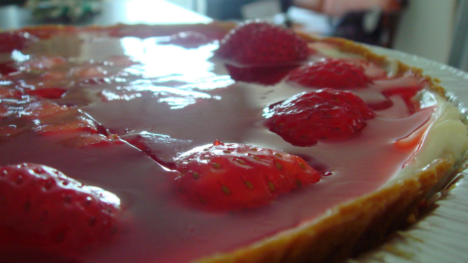 Pay de fresa frio | Los postresitos de Mamà