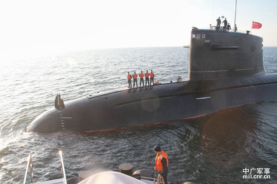 China Defense Blog: Home coming welcome to a 091 HAN Class nuclear ...