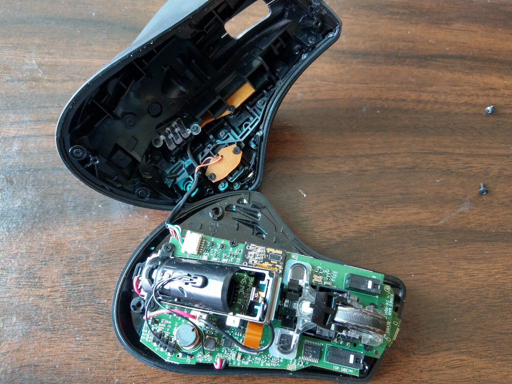 滑鼠 更換按鍵、拆解: 羅技 Logitech M950 Performance MX 無線滑鼠 拆解 & 按鍵更換 Zippy DF3 ...