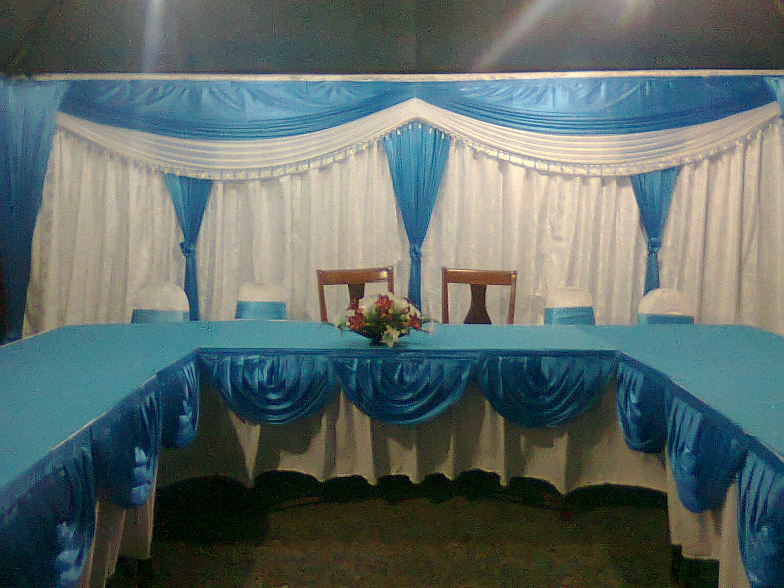 RASEDY CANOPY: RASEDY di Merlimau -Tema Biru + Putih