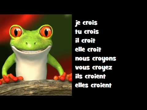 Le Français que je dois savoir...: Verbe croire