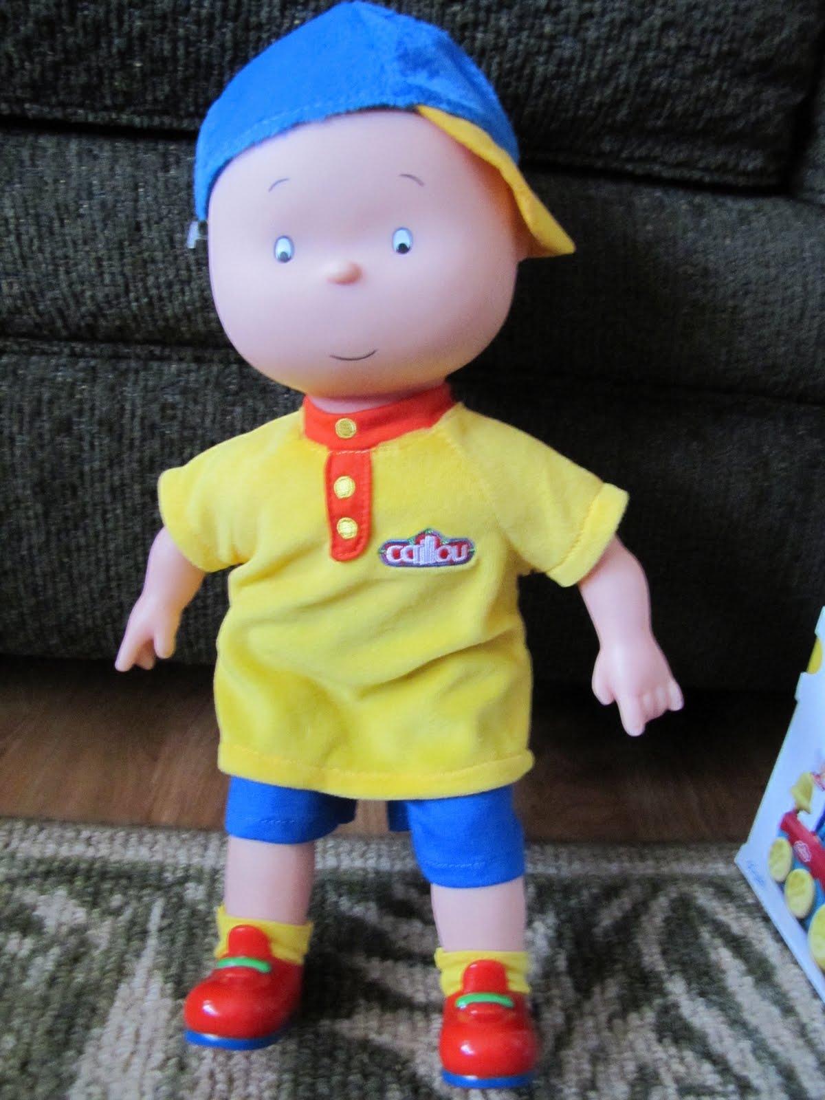 A Mom's Balancing Act: Caillou Doll & Caillou Learning Train ~ Review