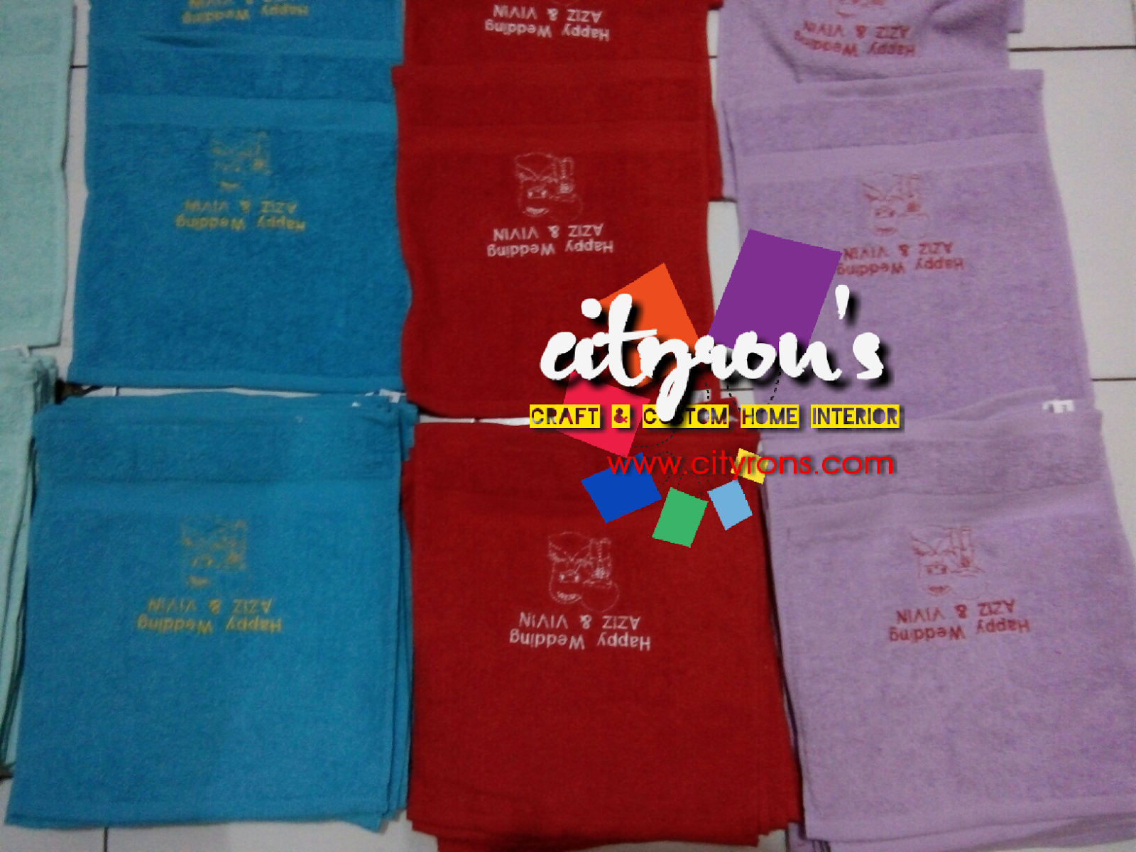 22+ Souvenir Handuk Bordir Malang Paling Unik