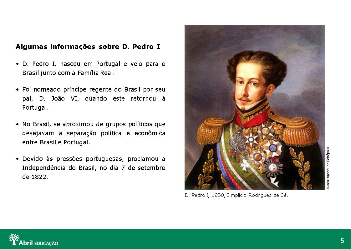 AULA COM SABER: A Independência do Brasil: Primeiro Reinado, o Governo ...