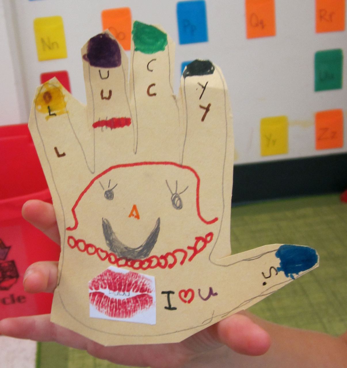 Sewing School: The Kissing Hand - An Activity