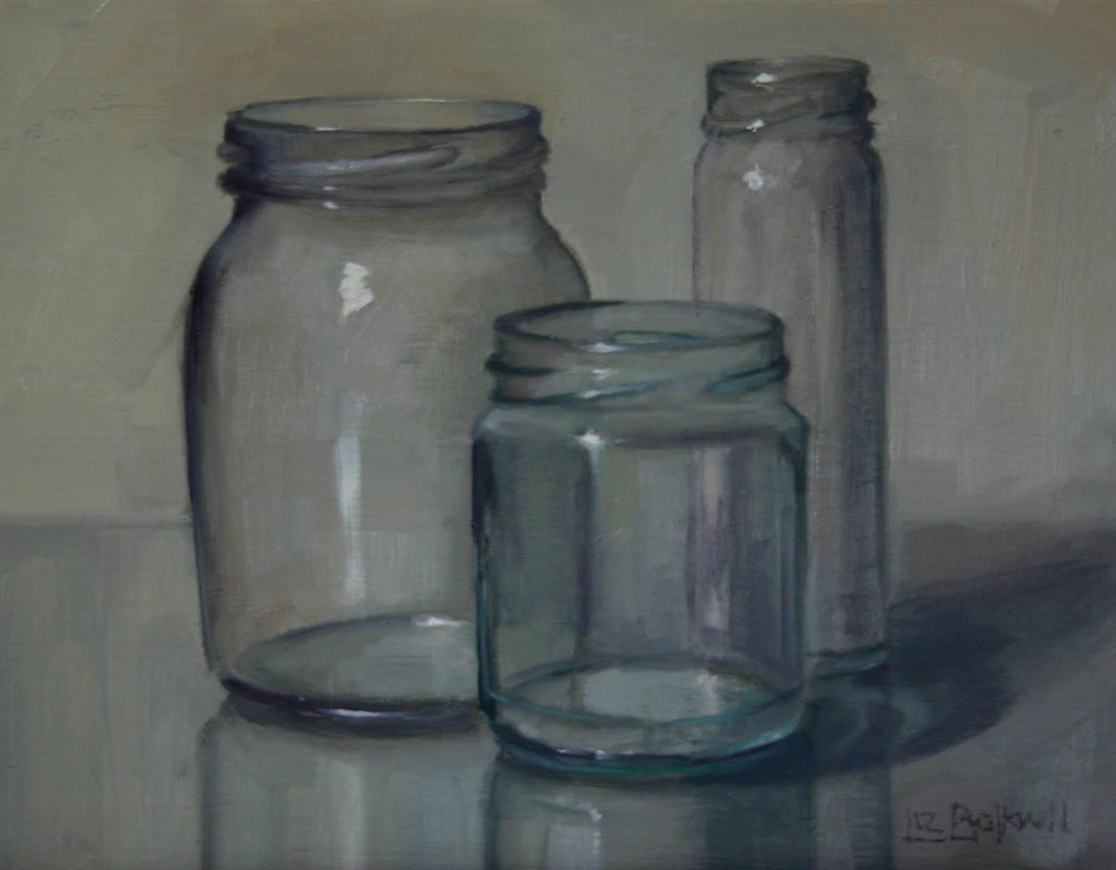 Liz Balkwill Paintings: Jam jars